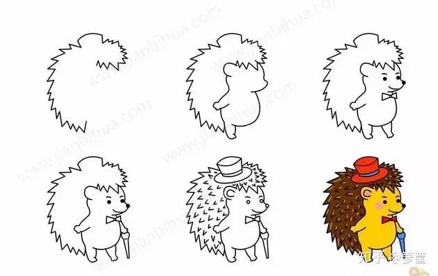 100多种超萌漫简笔小动物头像画法，值得收藏临摹！ - 知乎
