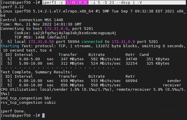 iperf3网络打流测试 - 知乎