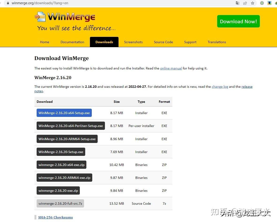 BeyondCompare开源替代产品WinMerge - 知乎