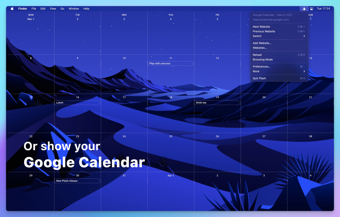 Plash 一键将任意网页转化为可视化的动态桌面壁纸 - 知乎