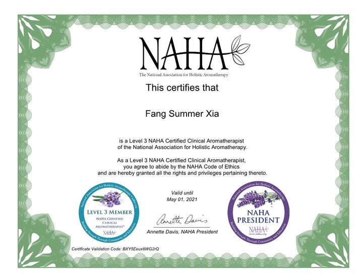 隆重推出：NAHA 升级 最高级别LEVEL3 芳疗医学认证课程…… 学会识人，学会对症下油！ - 知乎