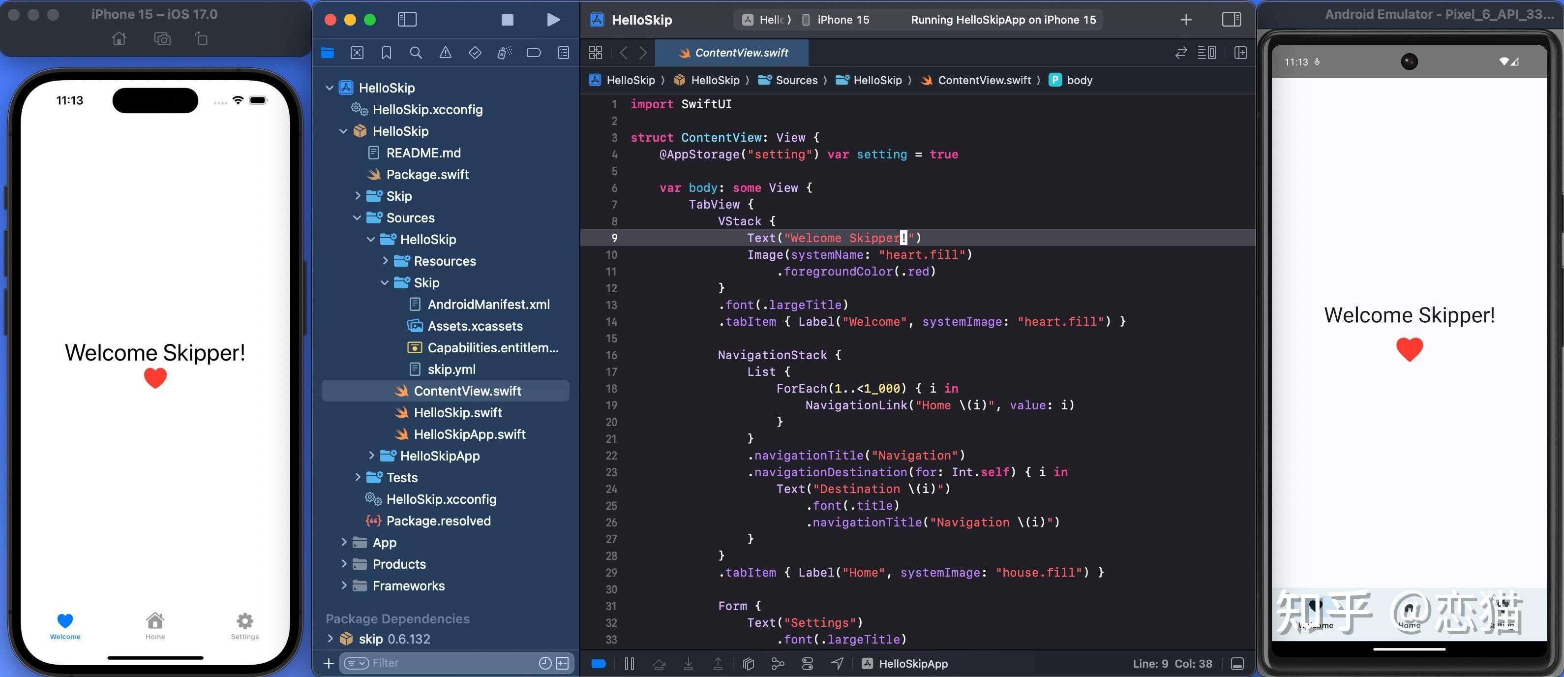 用 Swift 写 Android App ？来了解下 Skip 原生级跨平台框架 - 知乎