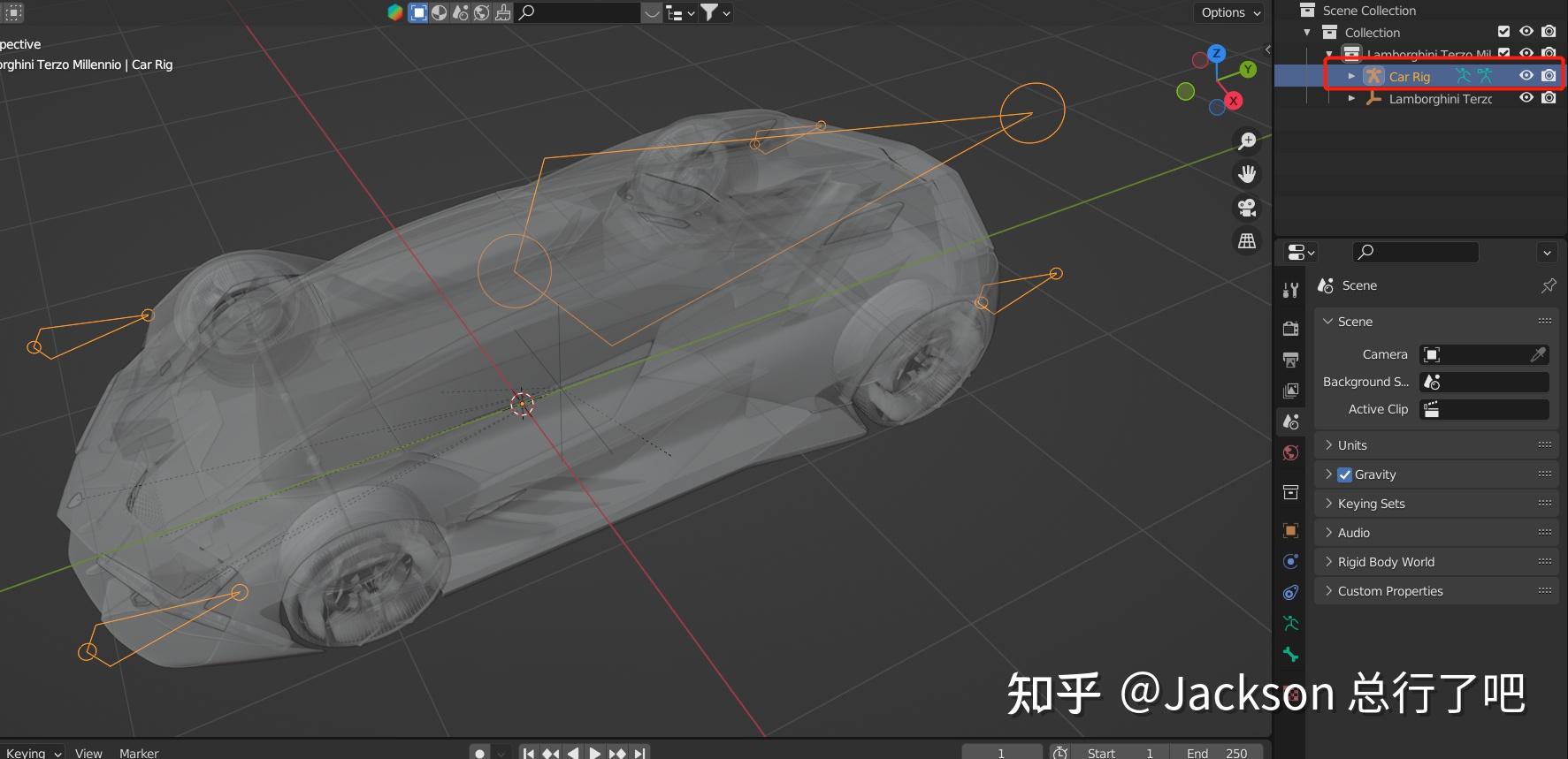Lv.1 Blender学习记录3 - rigcar插件使用（202209021更至2022090122，已完结） - 知乎
