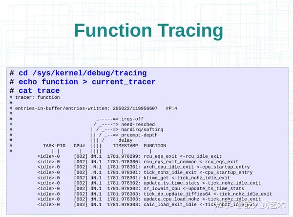 【一文秒懂】Ftrace系统调试工具使用终极指南 - 知乎