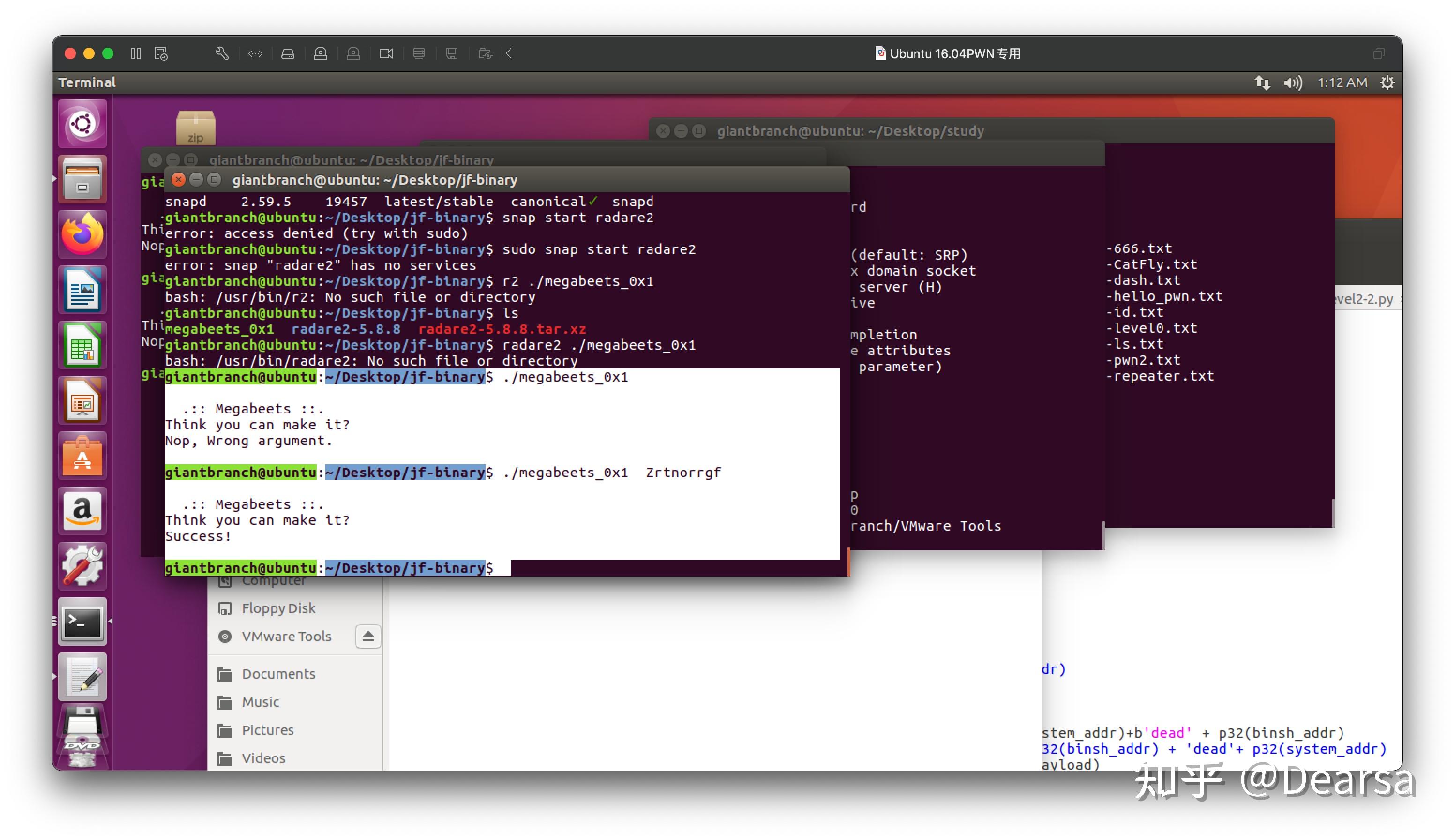 Radare2:using test - 知乎