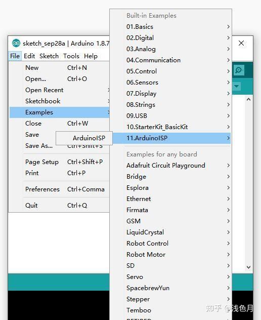 Arduino充当isp烧录器修复arduino记录 知乎