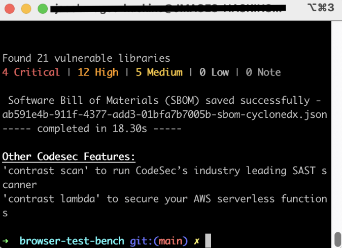 如何使用 CodeSec by Contrast 免费创建 SBOM - 知乎