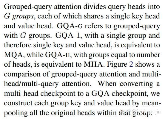 GQA(Grouped-query attention) - 知乎