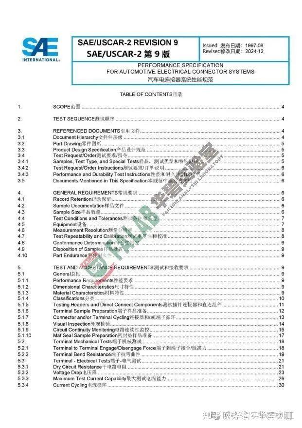 美系汽车连接器系统性能规范USCAR-2再更新，SAE/USCAR-2-9-2024中英文对照版 - 知乎