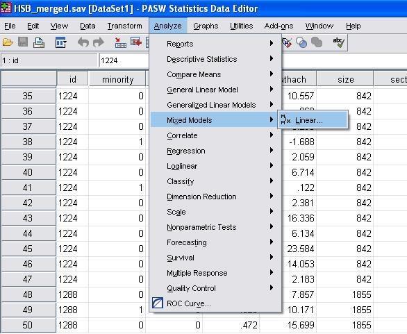 用SPSS估计HLM多层（层次）线性模型 - 知乎