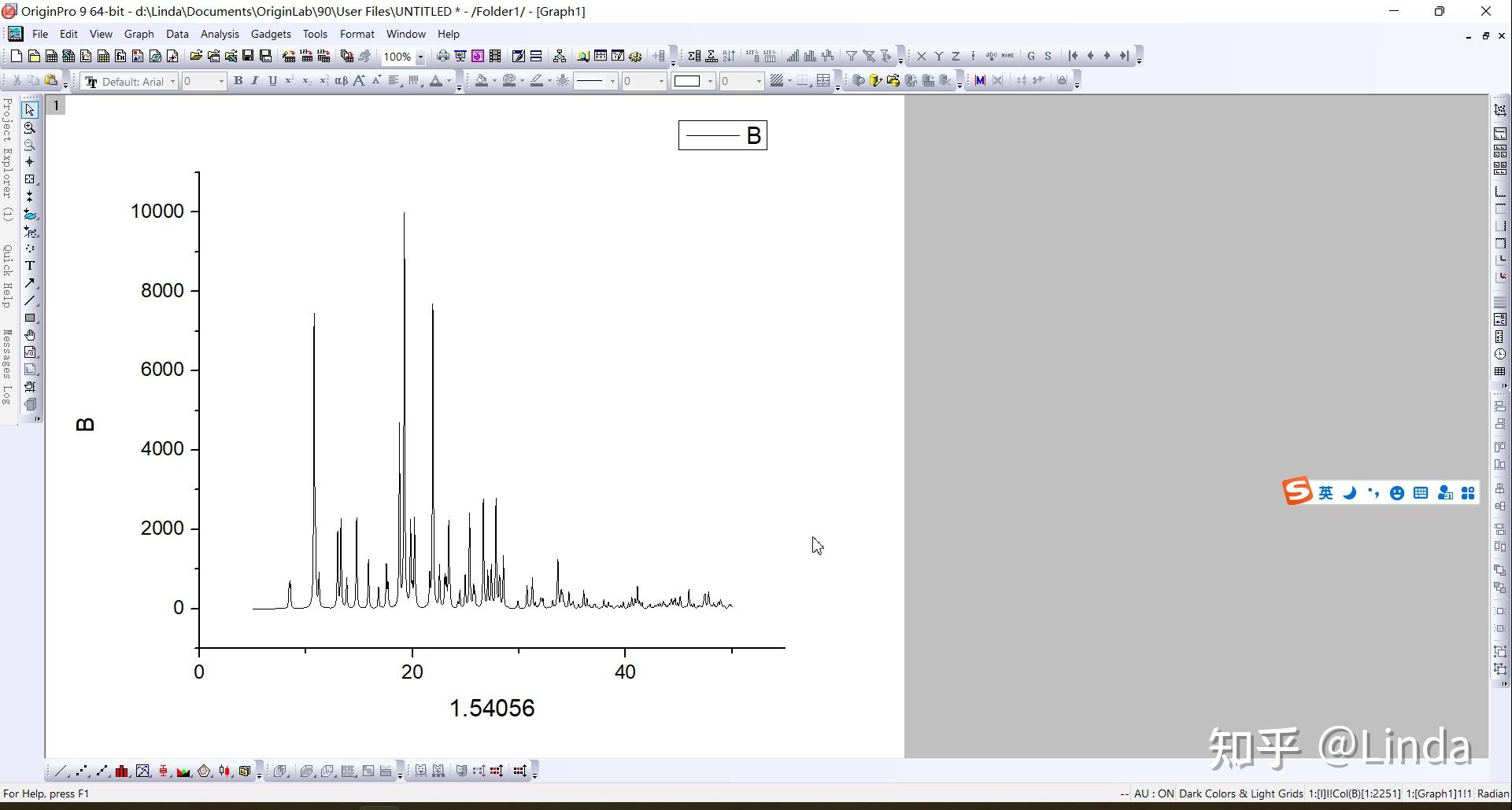 Mercury模拟单晶CIF文件的粉末XRD谱图 - 知乎