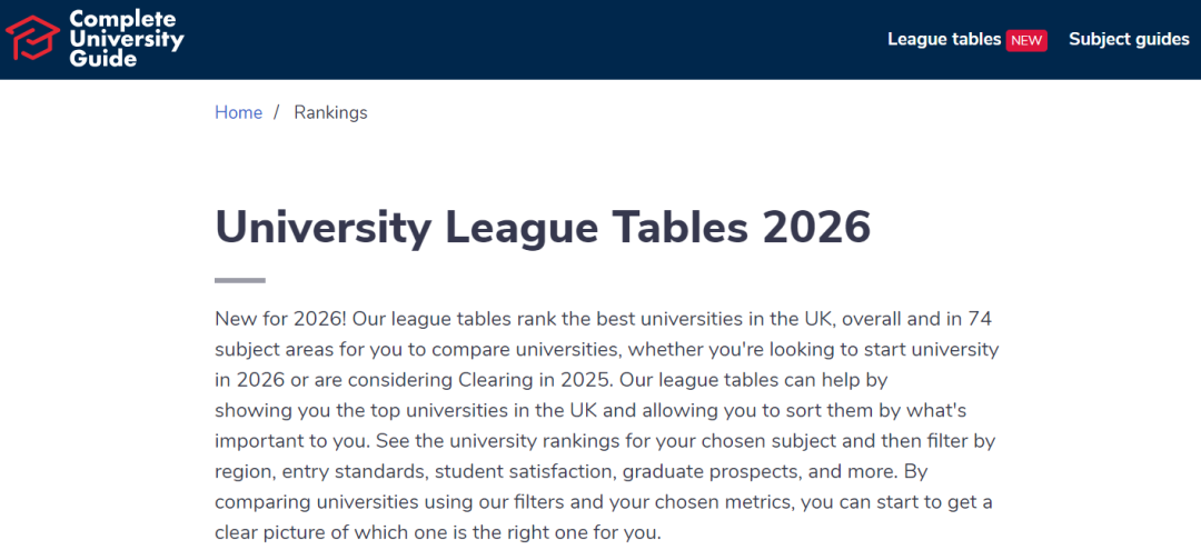 2026 CUG排名公布！IC跻身前5，帝国理工、UCL双双下滑... - 知乎