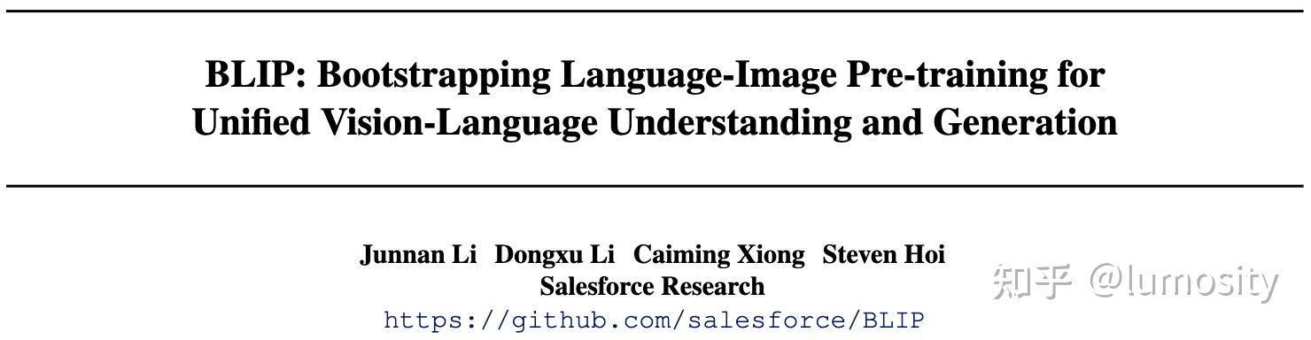 多模态理解-BLIP系列：BLIP, BLIP-2, InstructBLIP - 知乎