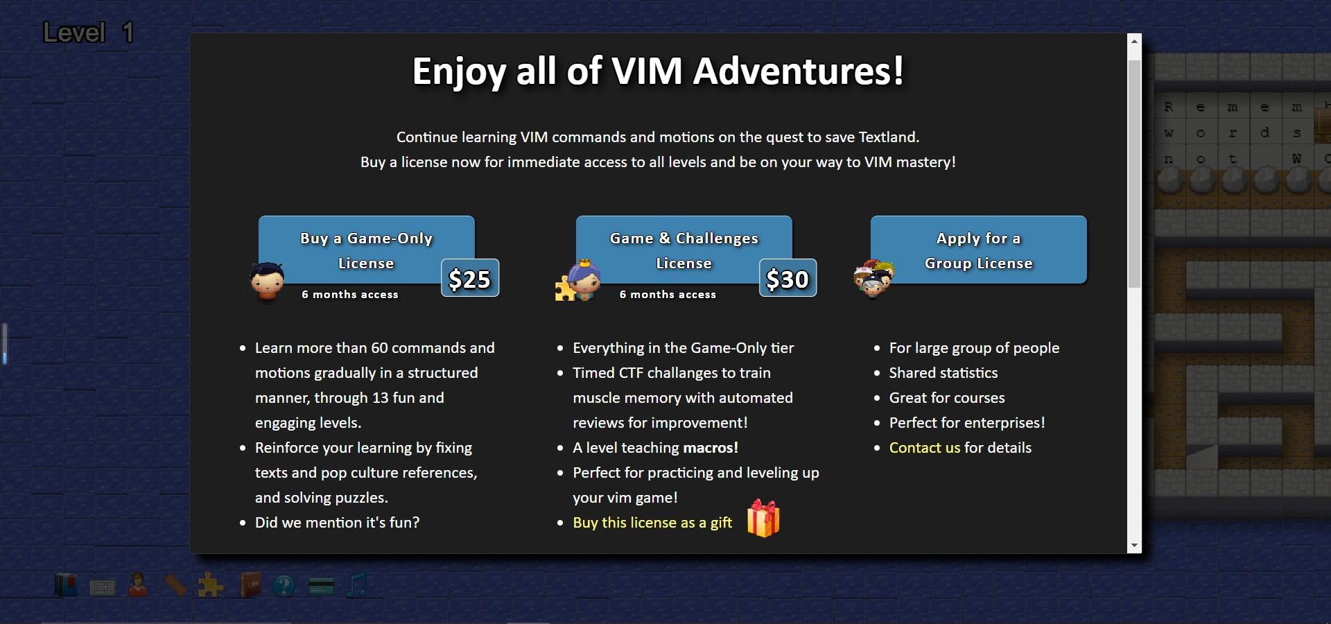 免费畅玩VIM Adventures - 知乎