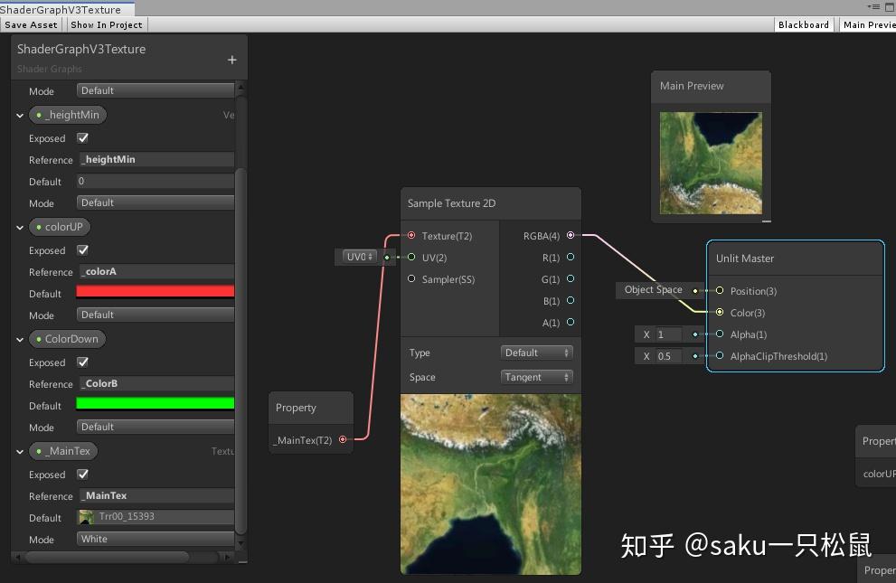 [Unity]使用ShaderGraph为生成的地形制作自定义材质 - 知乎