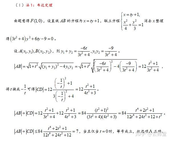 椭圆中的最值问题 知乎