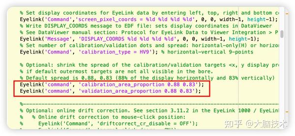 EyeLink眼动仪如何更改calibrate/Validate的校准位置？ - 知乎