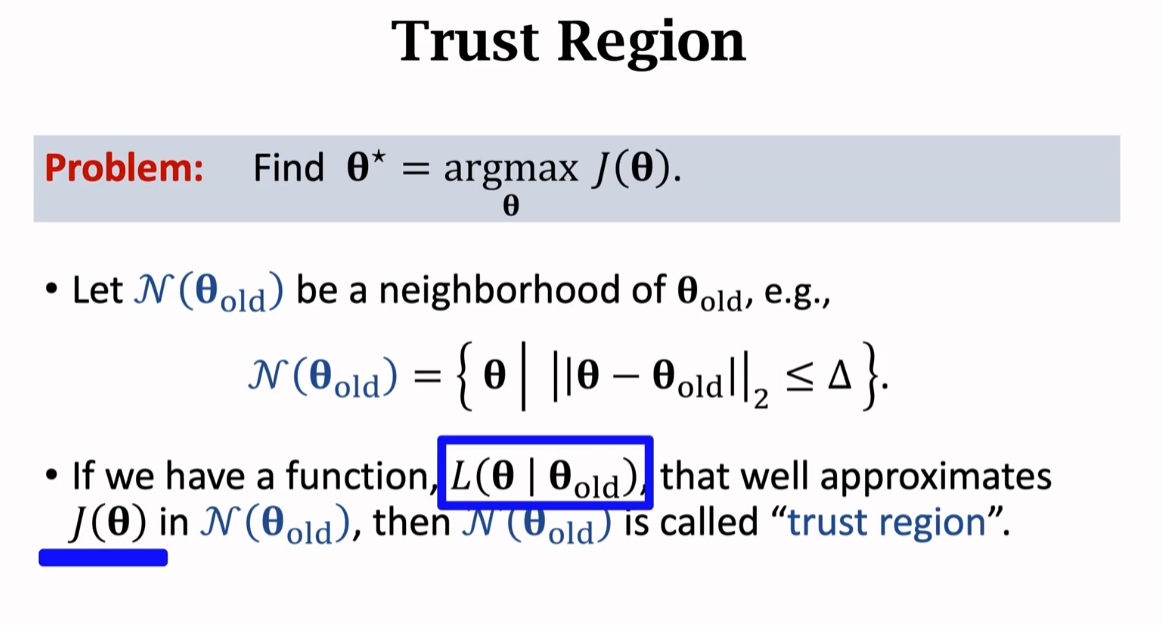 王树森深度强化学习笔记19：置信域策略优化（Trust Region Policy Optimization，TRPO） - 知乎