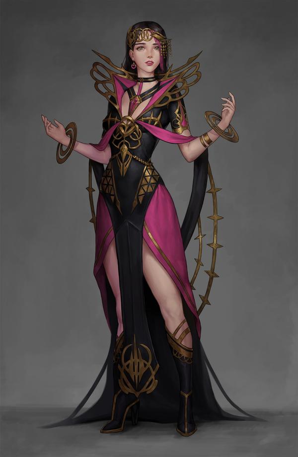 【元素推荐】韩国画师Cotta -作品欣赏130p 韩风角色 美女 - 知乎