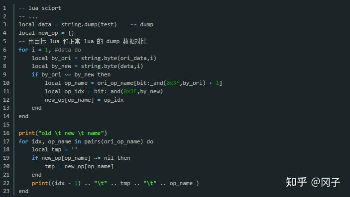 用 Lua 对 OpCode 顺序的简单还原 - 知乎