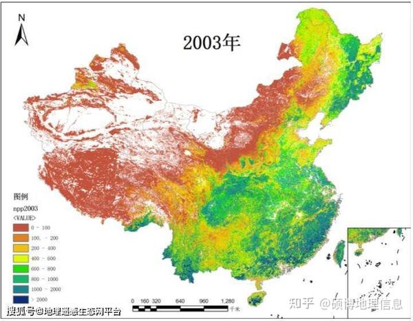 吉林省高精度10m/30米NPP净初级生产力分布数据/植被类型分布数据 - 知乎