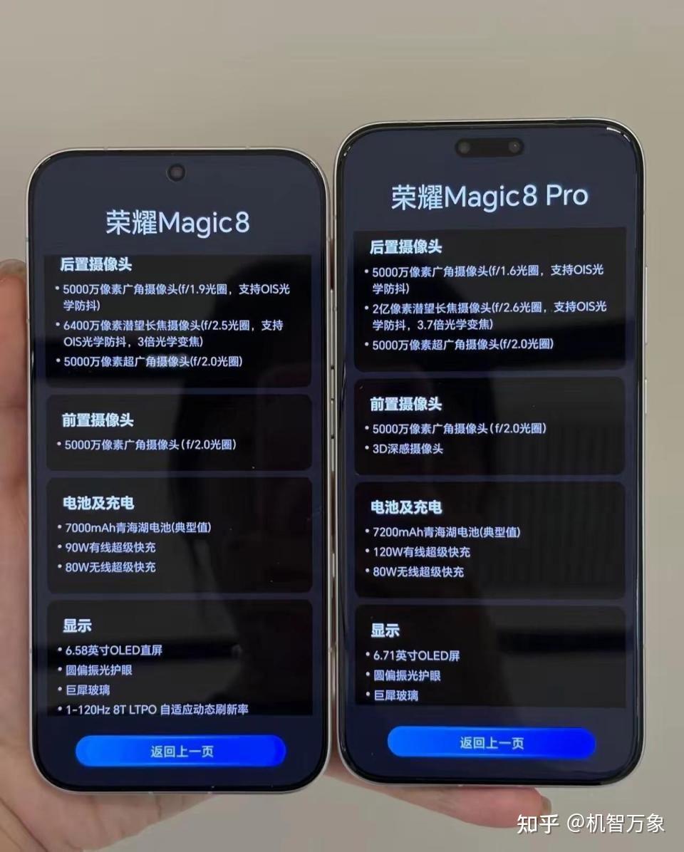 全新青海湖电池+新算法，荣耀Magic8系列已到线下店，全系配置曝光 - 知乎