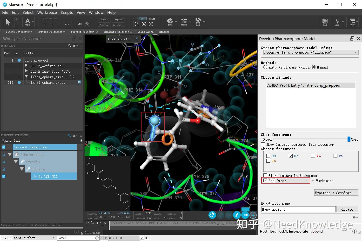 Schrödinger教程 | Structure-Based Virtual Screening Using Phase - 知乎