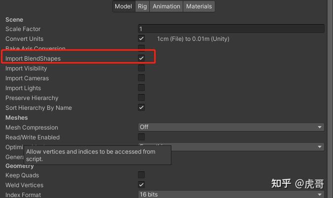 Unity BlendShape脸部表情 - 知乎