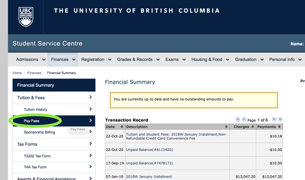 【收藏】上缴UBC学费的步骤及方法总结 - 知乎