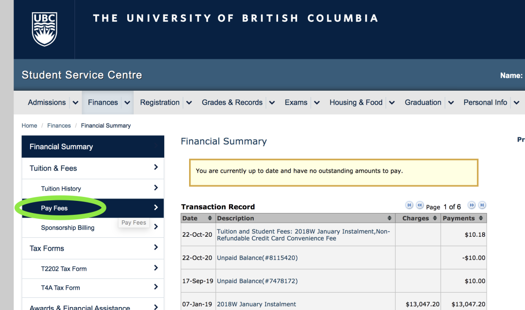 【收藏】上缴UBC学费的步骤及方法总结 - 知乎