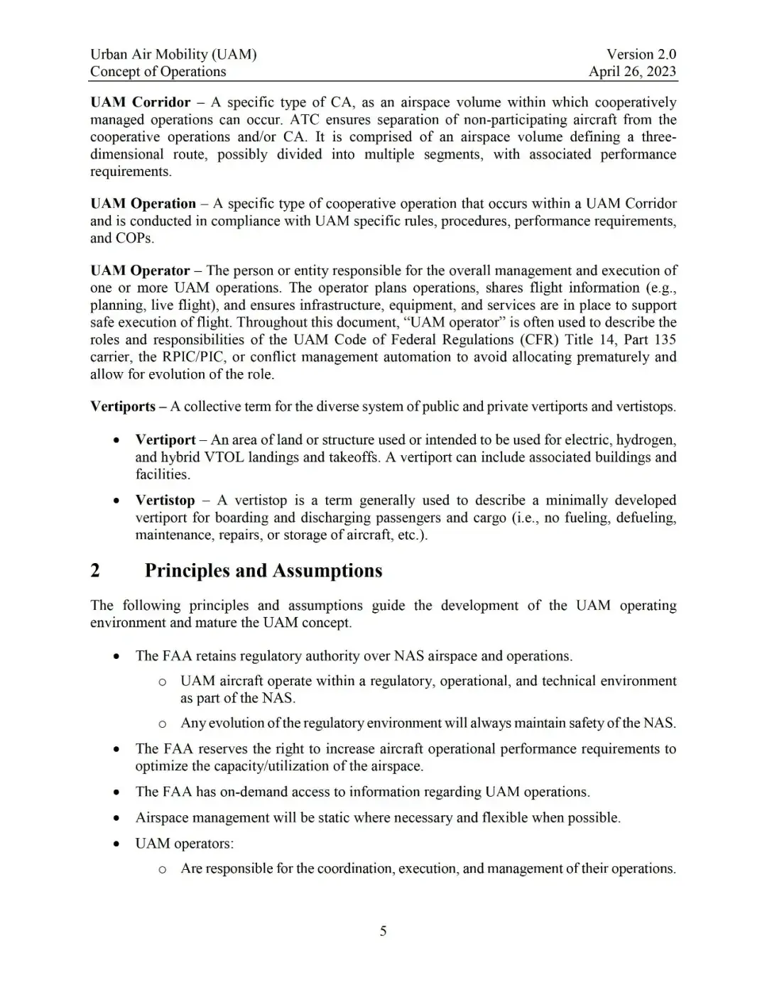 美国联邦航空管理局：城市空中交通 (UAM) 运营概念V2.0（英） - 知乎