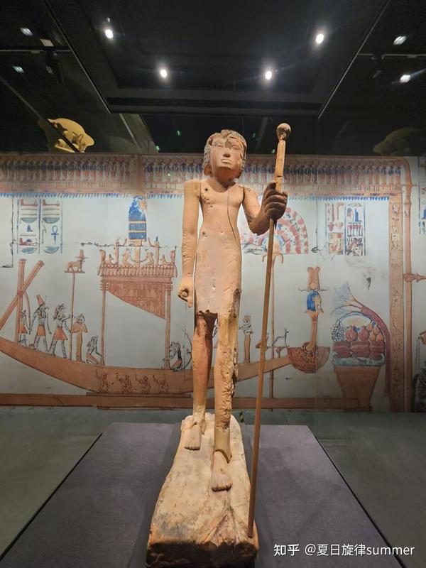 “遇见古埃及 木乃伊文物特展”3 古王国、晚王国、托勒密王朝时期木质雕像、木乃伊棺盖、木乃伊面具 - 知乎
