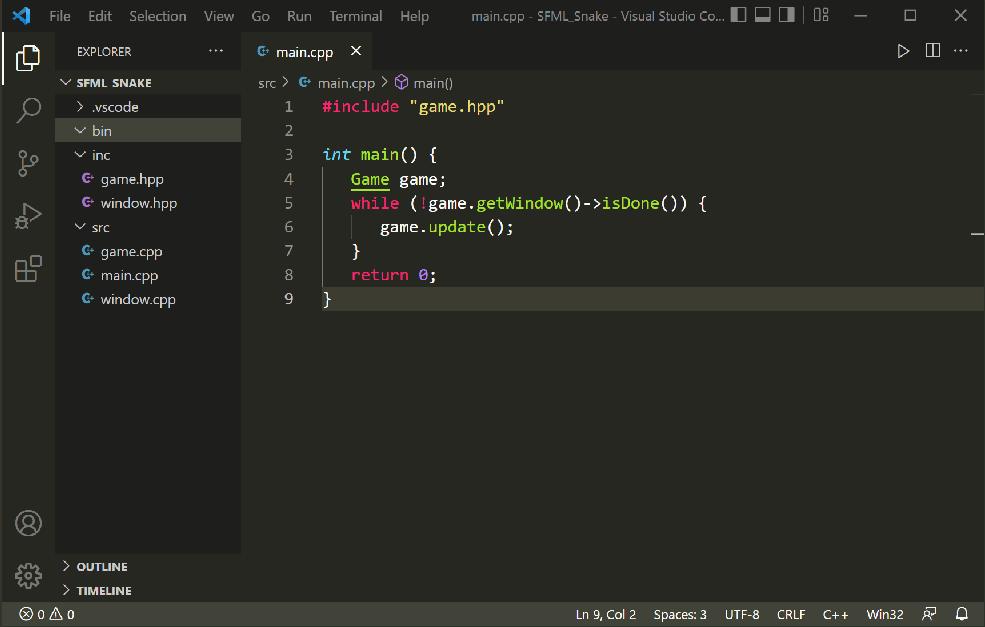 【C++ SFML】贪食蛇（二）实现窗体基本功能 - 知乎