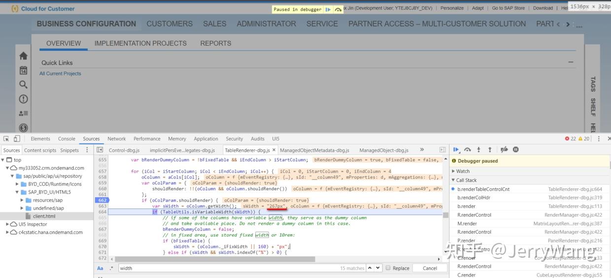 Sap Crm 和 Sap Cloud For Customer 的表格列项目宽度调整的原理介绍 知乎 