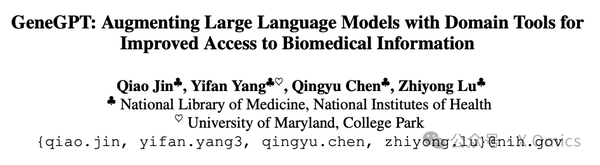GeneGPT：大型语言模型（LLM）回答基因组学问题 - 知乎