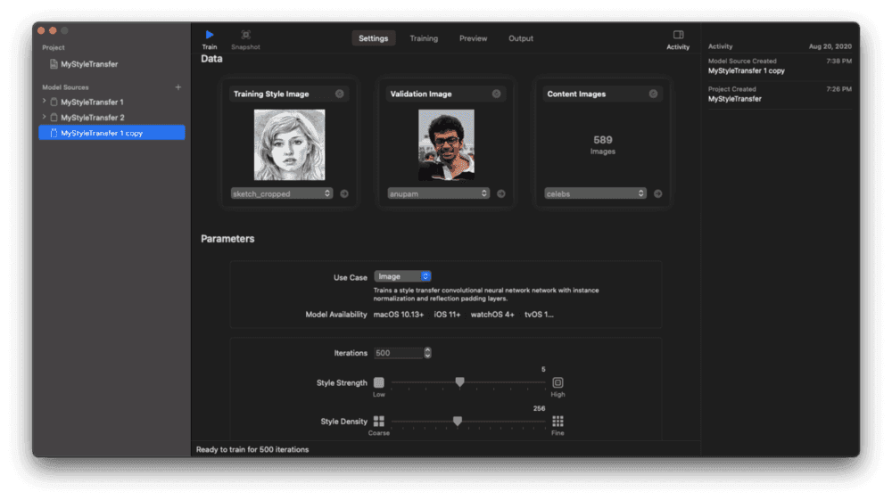 在 iOS 相机 App 训练 Create ML Style Transfer 模型！ - 知乎