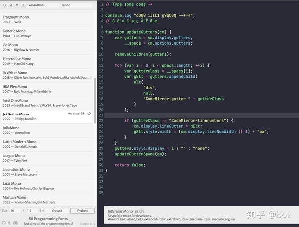 程序员的编程字体！ - 知乎