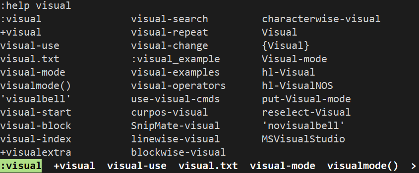 VIM学习笔记 可视化模式 (Visual Mode) - 知乎