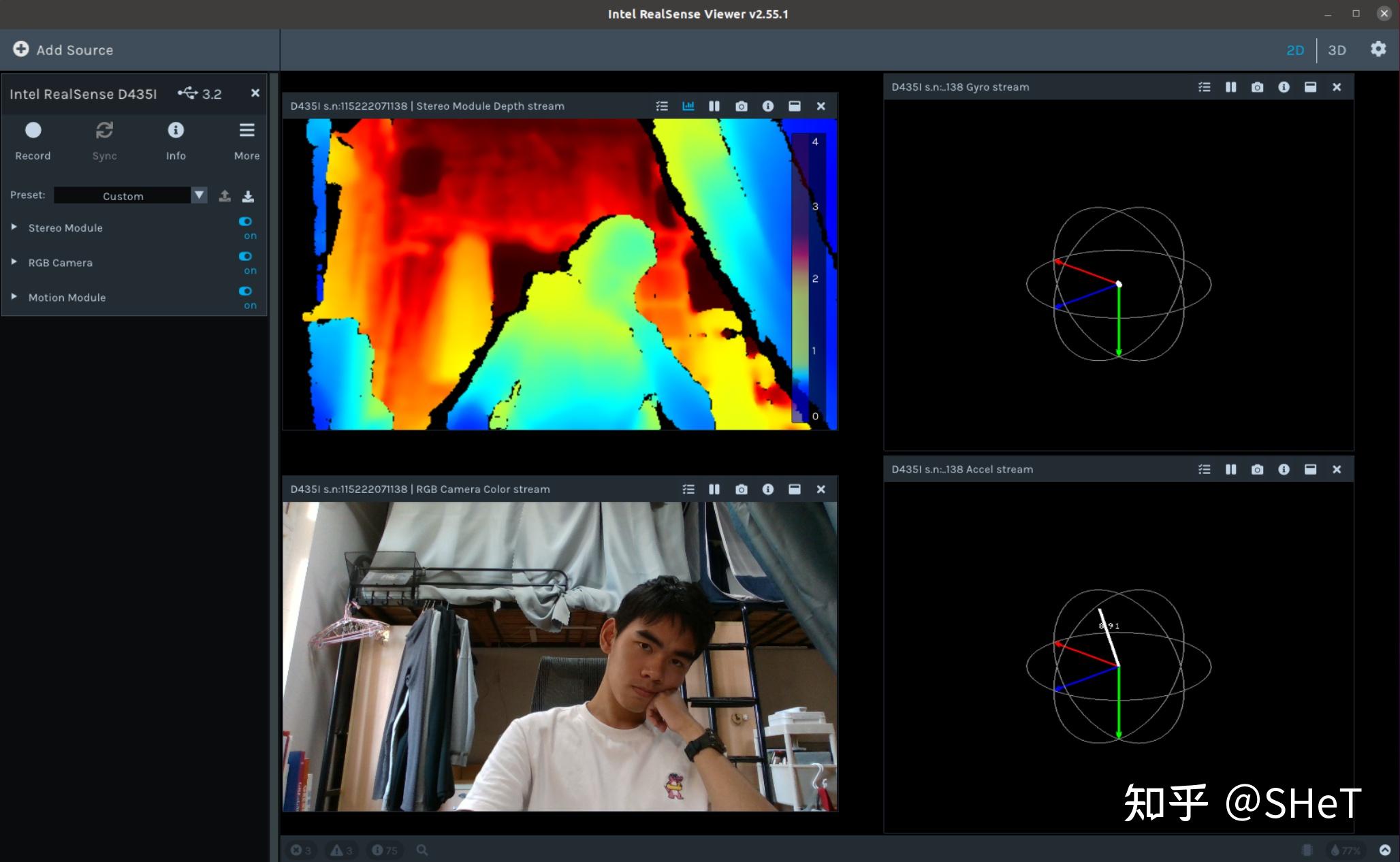 Record | D435i获取目标深度 - 知乎