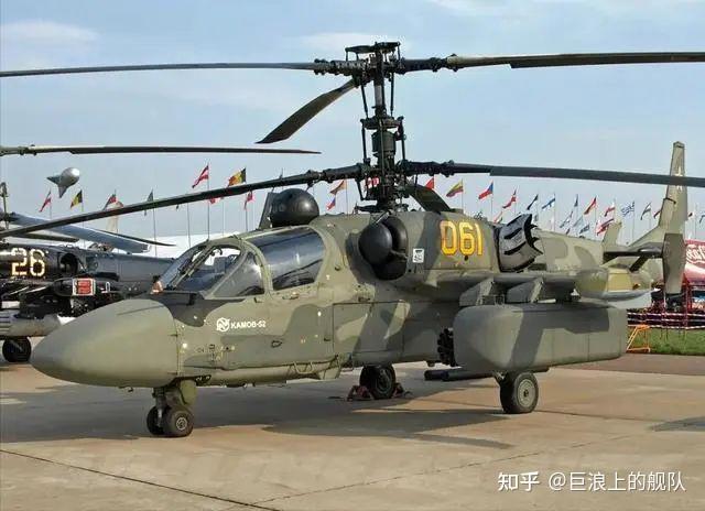 俄罗斯 卡-52K 短吻鳄Kamov 舰载武装直升机 - 知乎