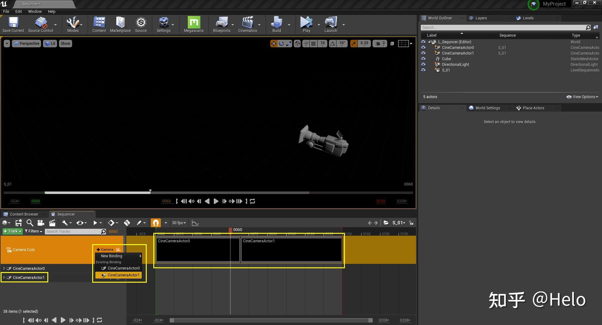 UE4中的动画编辑器 —— Sequencer in UE4 - 知乎