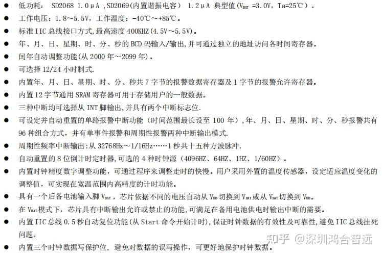 鸿合智远｜兴威帆电子：外置晶振的实时时钟IC-SD2068/SD20691 - 知乎
