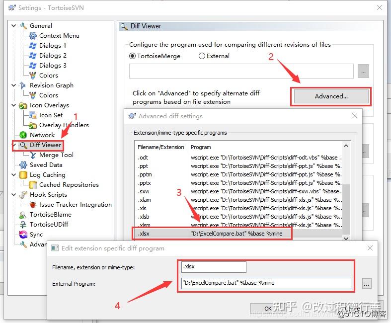 svn 比较 Excel 差异 - 知乎