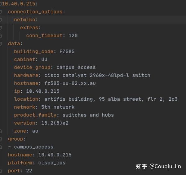 Python 之 NetDevOps -Nornir-Inventory-yaml host文件的生成 - 知乎