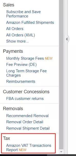 亚马逊后台如何下载VAT Transaction Report？ - 知乎