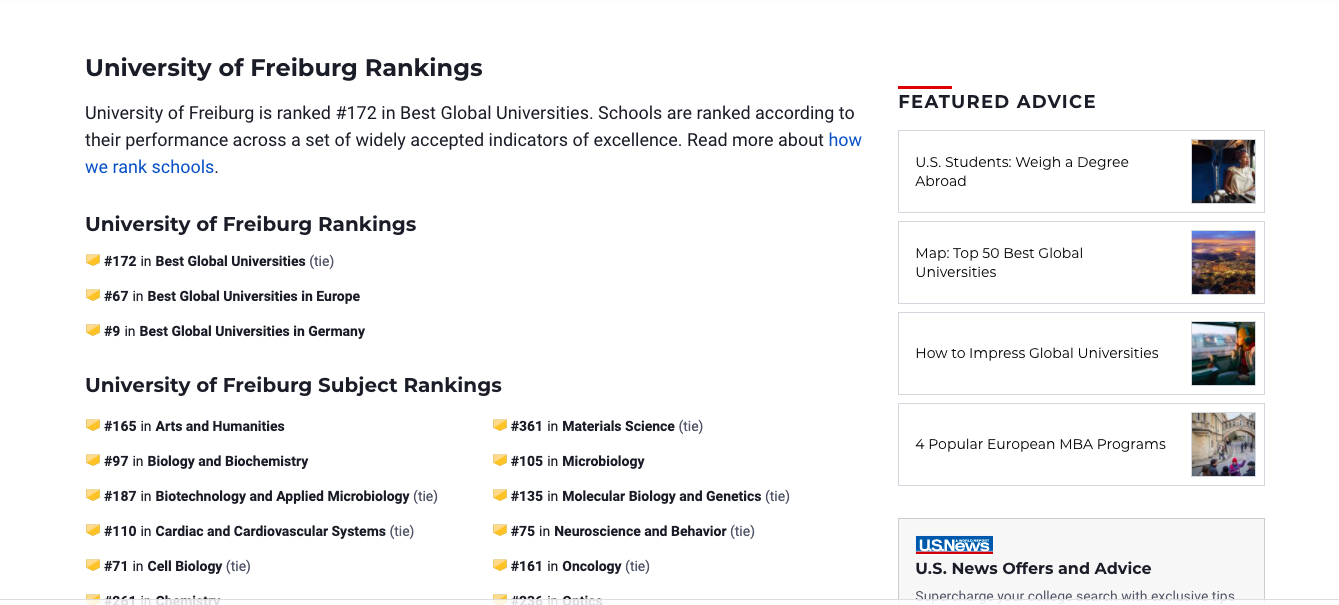 欧洲名校科普：弗赖堡大学 Albert-Ludwigs-Universität Freiburg（附送本硕博申请要求） - 知乎