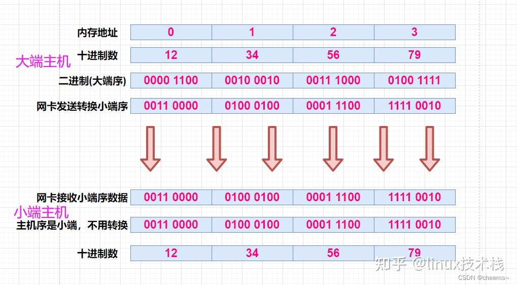 一文带你秒懂 字节序(byte order)，比特序(bit order)，位域(bit field) - 知乎