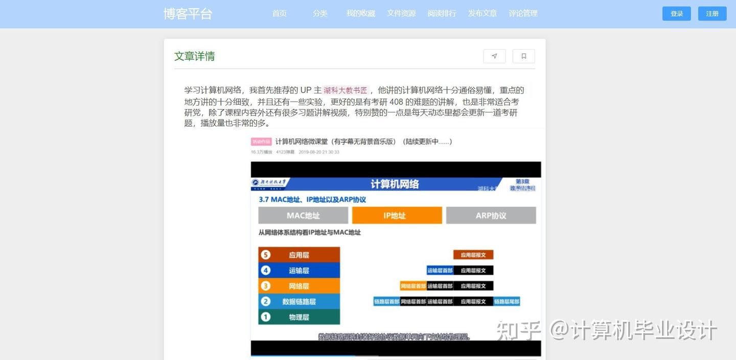 Java+SpringBoot+VUE博客系统(含源码+论文+答辩PPT等) - 知乎