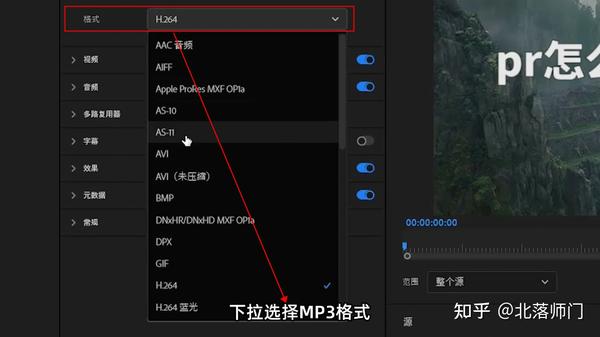 pr怎么导出音频mp3 - 知乎
