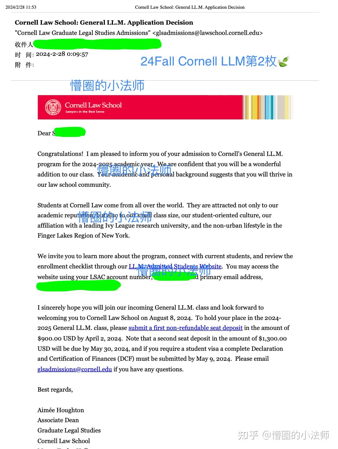 LLM/JD申请第116例（小本混申篇 - NYU LLM + Berkeley LLM + Cornell LLM + 香港中文大学 JD） - 知乎